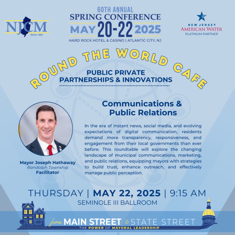 NJCM 60th Annual Spring Conference May 20-22, 2025 | New Jersey ...