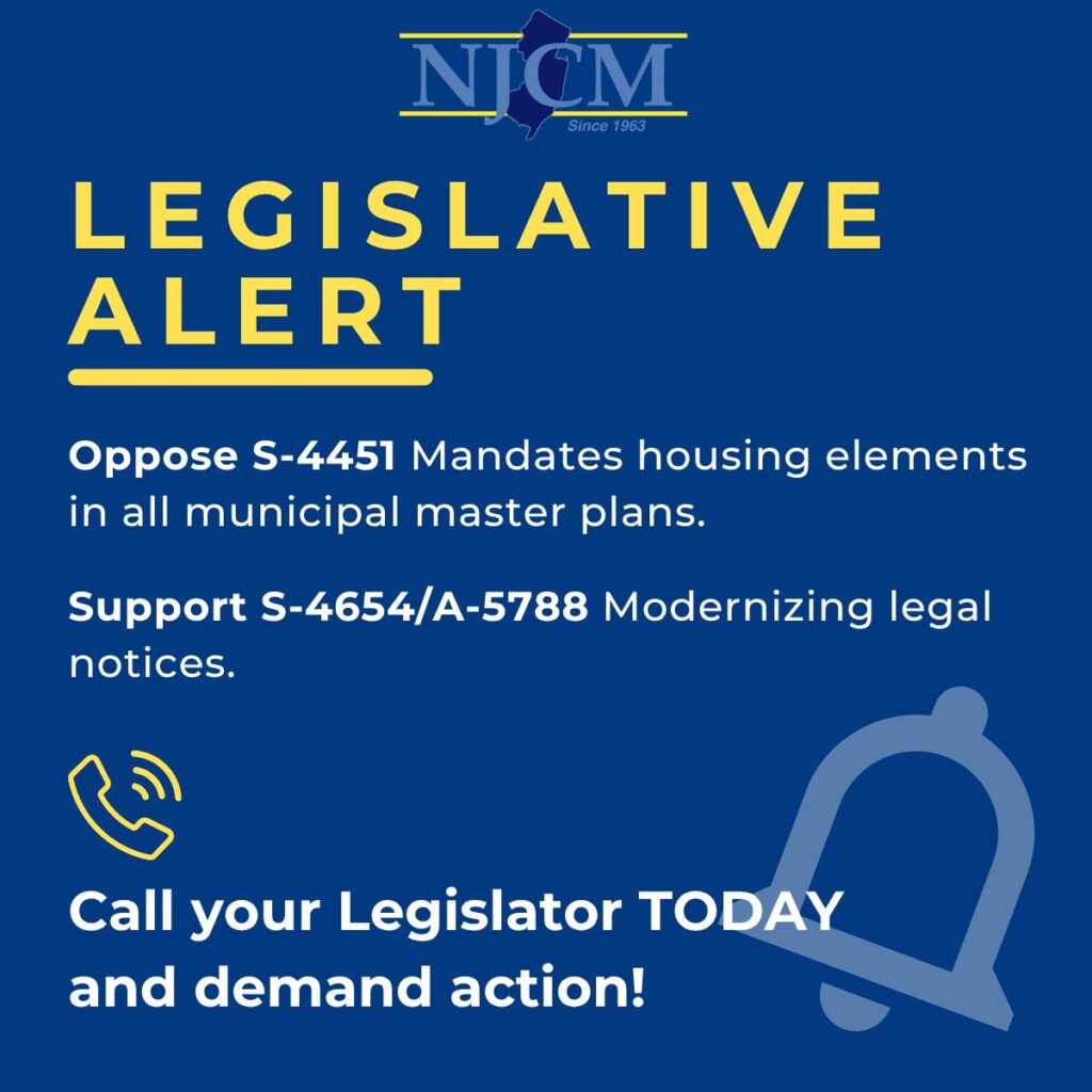 Legislative Committee | New Jersey Conference of Mayors